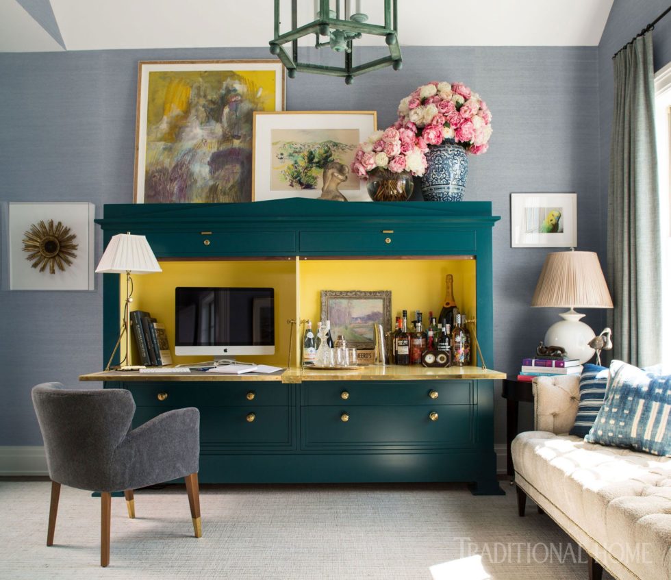 24 Super Colorful Home Office Ideas - D'KOR HOME Interiors