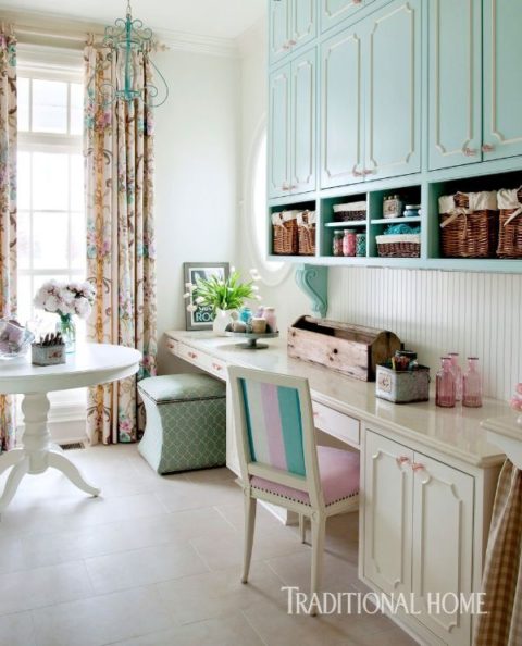 24 Super Colorful Home Office Ideas - D'KOR HOME Interiors