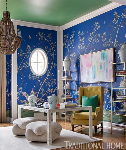 24 Super Colorful Home Office Ideas - D'KOR HOME Interiors